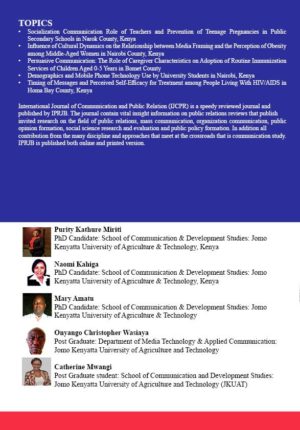 Modern Communication in An Intercultural World - International Peer Reviewed Journals and Books ...