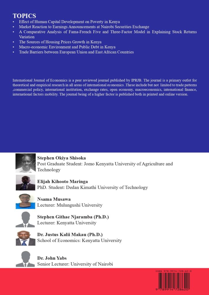 Role of Micro Economic Policy on Poverty Reduction - International Peer ...