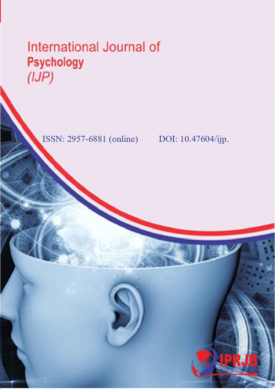 International Journal of Psychology (IJP) Vol 1 No 1(2016 ...